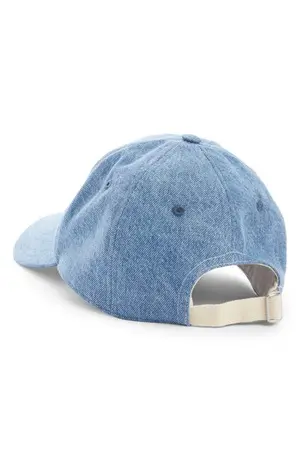 Acne Studios X Karen Kilimnik Carliy Cat Print Denim Baseball Cap